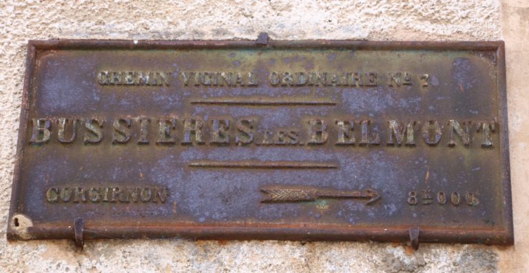 BUSSIERES LES BELMONT – plaquedecocher.fr